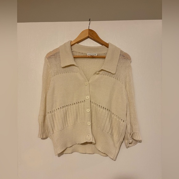 Moon River | Sweaters | Moon River Crochet Knit Cardigan | Poshmark